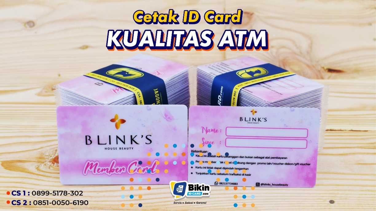 ID Card Kualitas ATM Tanpa Minimal Order