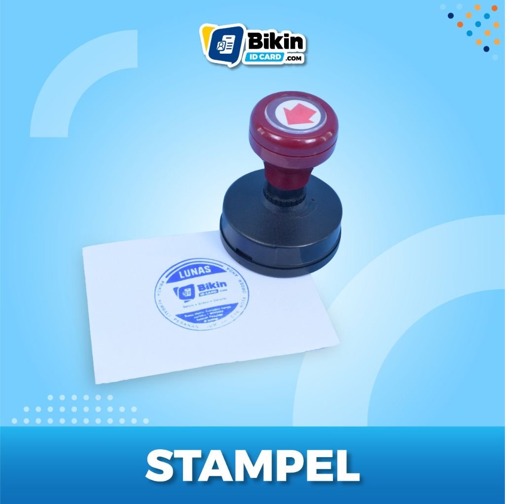 Buat Stempel Flash Custom - Stempel Kilat 2 Warna Murah