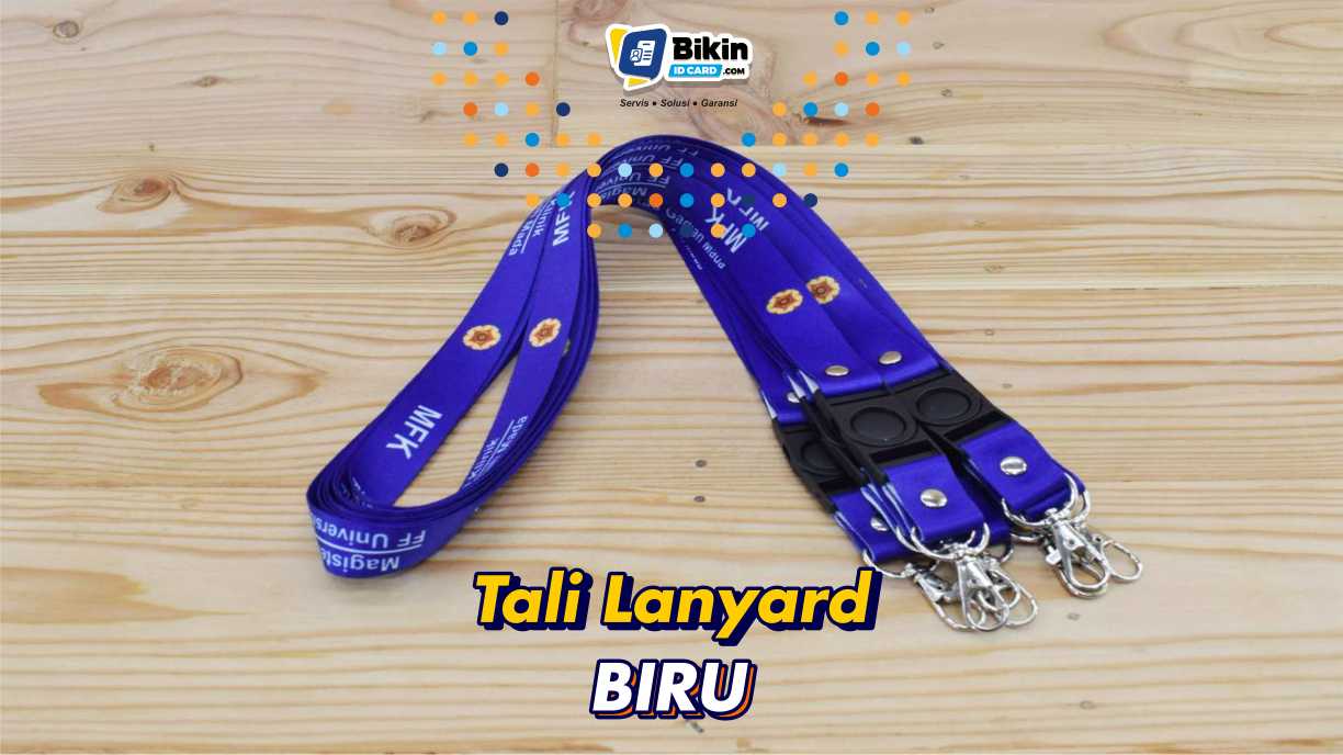 Tali Lanyard Biru: Makna Warna Biru untuk Identitas Perusahaan