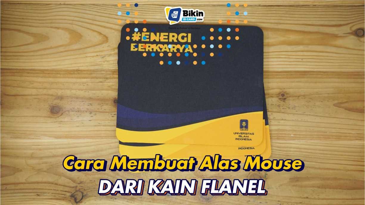 Cara Membuat Alas Mouse dari Kain Flanel, Mudah dan Simpel!
