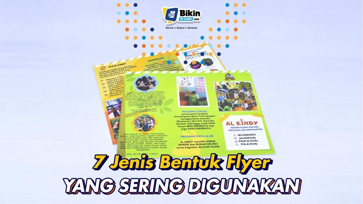 7 Jenis Bentuk Flyer yang Sering Digunakan